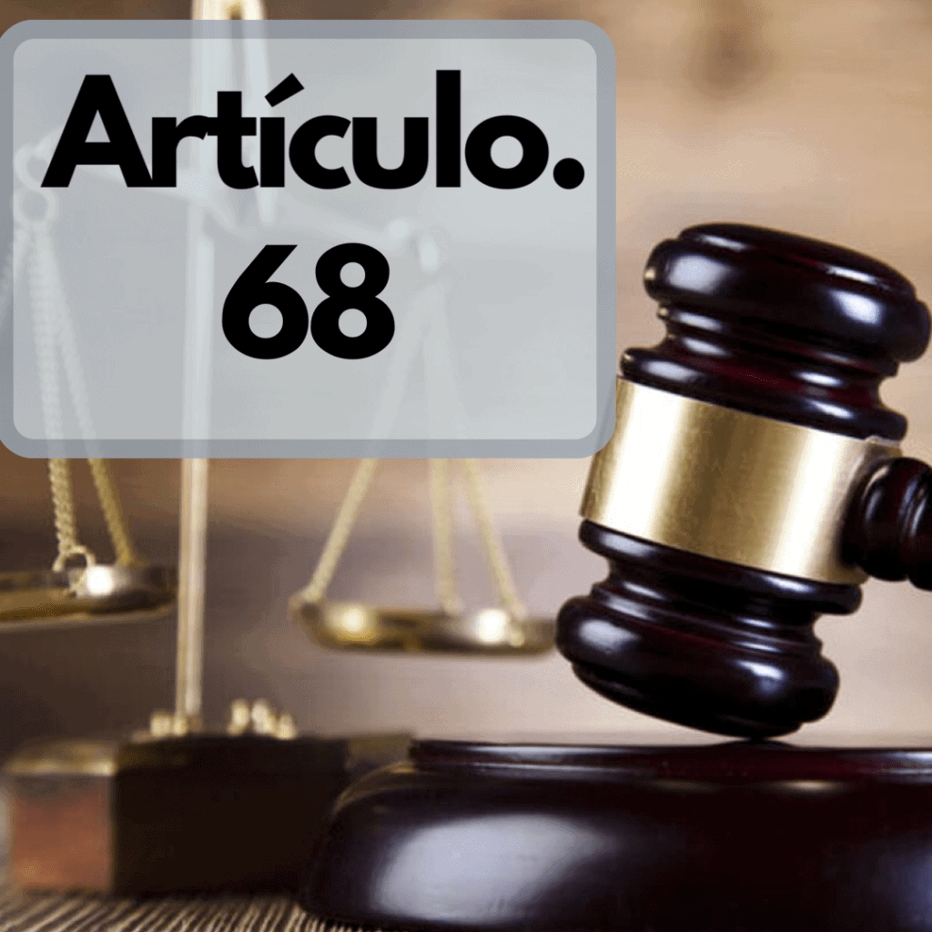 Artículo 68.-Fabricación, almacenamiento, comercio, importación y ...